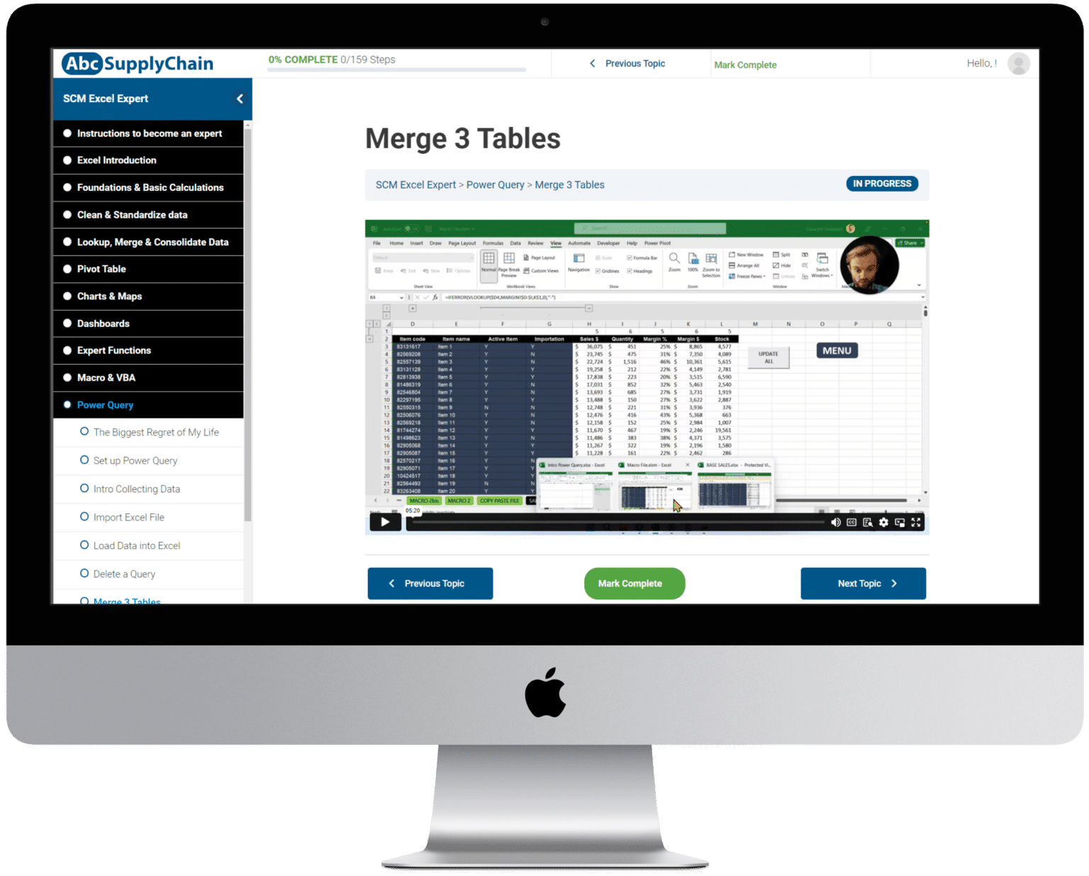 Online Excel Course & Certification | AbcSupplyChain