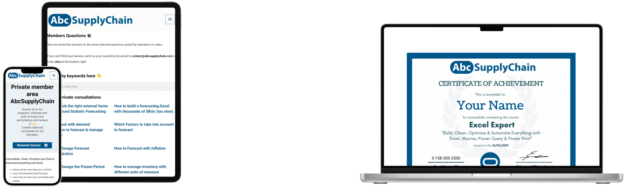 Online Excel Course & Certification | AbcSupplyChain